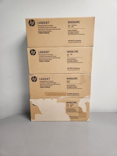 HP W9060MC, W9061MC, W9062MC, W9063MC; Cyan, Yellow, Magenta & Black ...