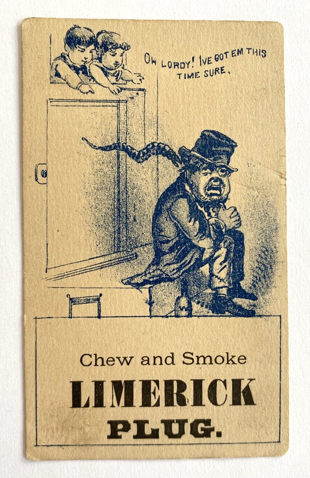 1880s 5 Limerick Plug Chew and Smoke Tobacco Trade Cards | eBay