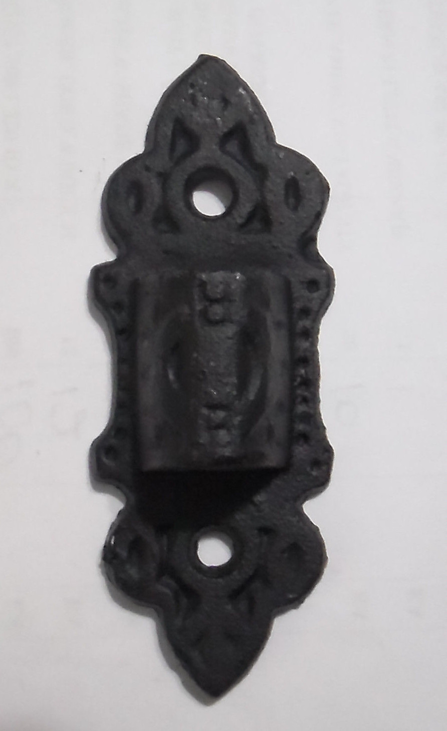 NEW 3 3/8" Long Small Black Cast Iron Wall Bracket Lamp Hinge with ...