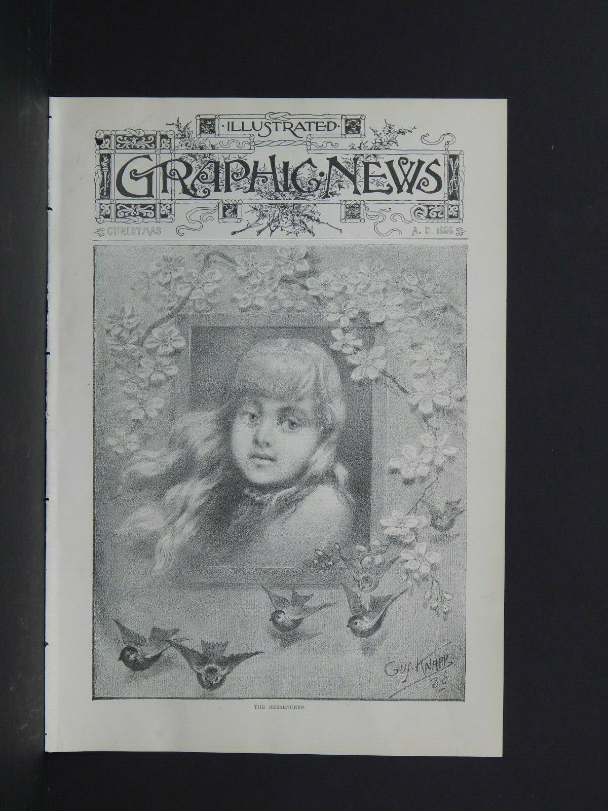 Illustrated Graphic News Cover AA342 The Messengers, Christmas 1886 | eBay