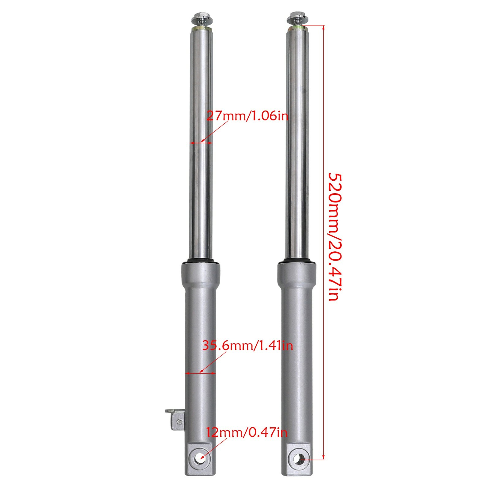 For CRF50 XR50 CRF XR 50 Front Forks Shock + Triple Tree Clamps ...