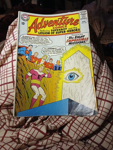 ADVENTURE COMICS #323 (DC: 1964) Swan Element Lad Superboy Silver Age ...