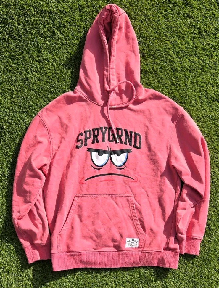 Sprayground Patrick Star SpongeBob Hoodie Small Pink … - Gem