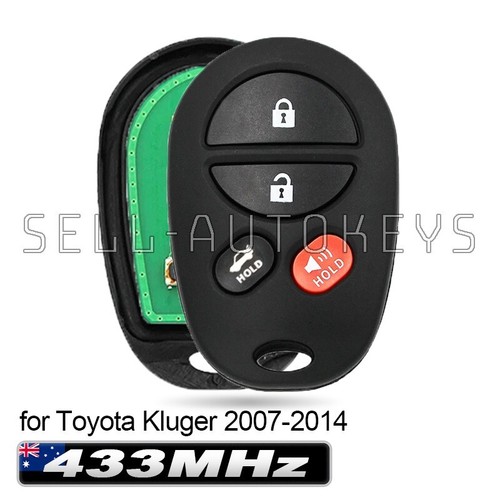 433MHz for Toyota Kluger 2007 2008 2009 2010-2014 Complete Remote ...