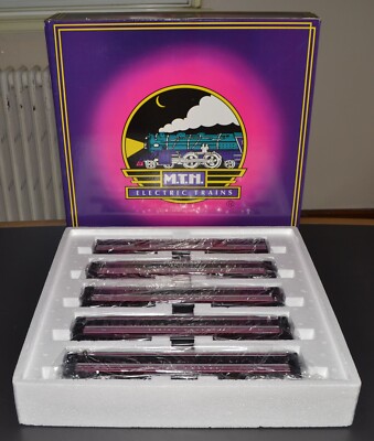 NEW MTH Lehigh Valley Scale Madison 5 Car Passenger Set MT-4010 ...