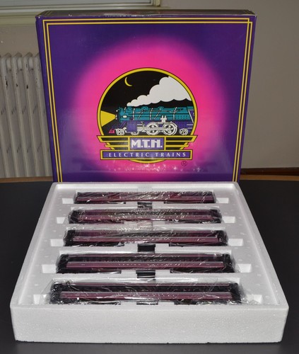 NEW MTH Lehigh Valley Scale Madison 5 Car Passenger Set MT-4010 ...