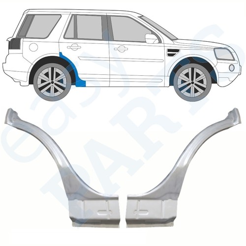 LAND ROVER FREELANDER 2006-2015 REAR WHEEL ARCH REPAIR PANEL / PAIR | eBay