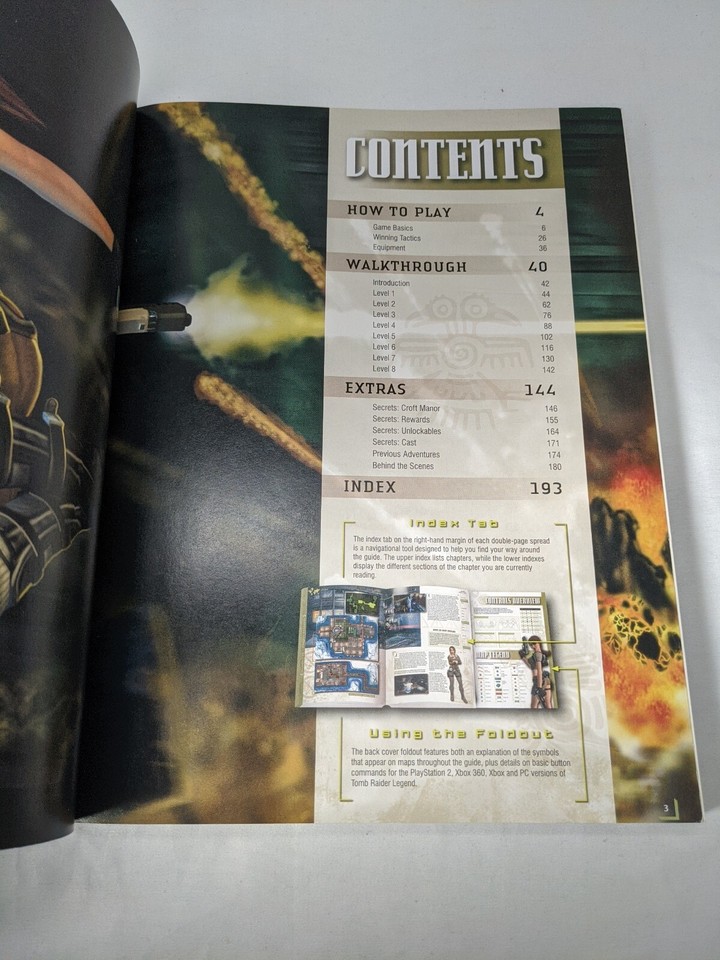 Lara Croft Tomb Raider Legend Piggy Back Strategy Guide Book ...