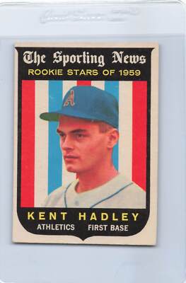 1959 Topps #127 Kent Hadley Athletics EX *6969 | eBay