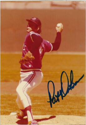 PAT DOBSON PHOTO 4x6 AUTOGRAPHED SIGNED CLEVELAND INDIANS DECEASED | eBay