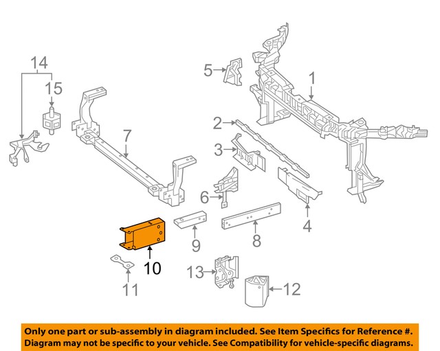 MERCEDES Mercedes-Benz OEM Front Bumper Grille-bumper Bracket Left ...