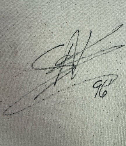 Muhammad Ali Autographed Large Canvas 4ft X 7ft By Steve Kaufman | eBay