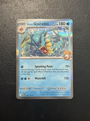 Pokemon Misty's Gyarados Destined Rivals Holo Rare 049/182 In Hand NM ...