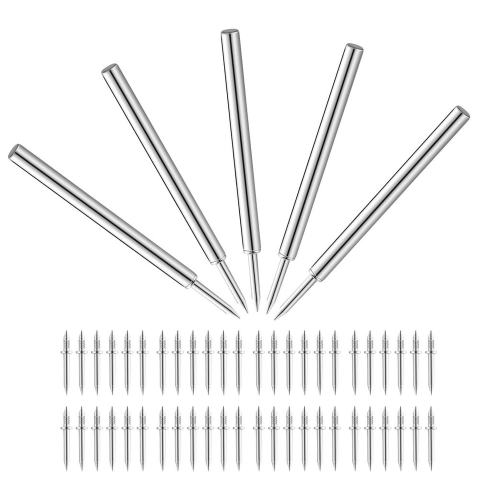 1 Set Double-Head Skirting Thread Seamless Nail Skirting Line Without ...