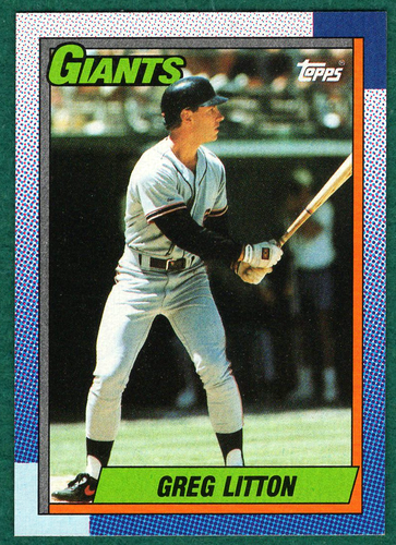 Greg Litton - 1990 Topps #66 - San Francisco Giants Baseball Card | eBay UK