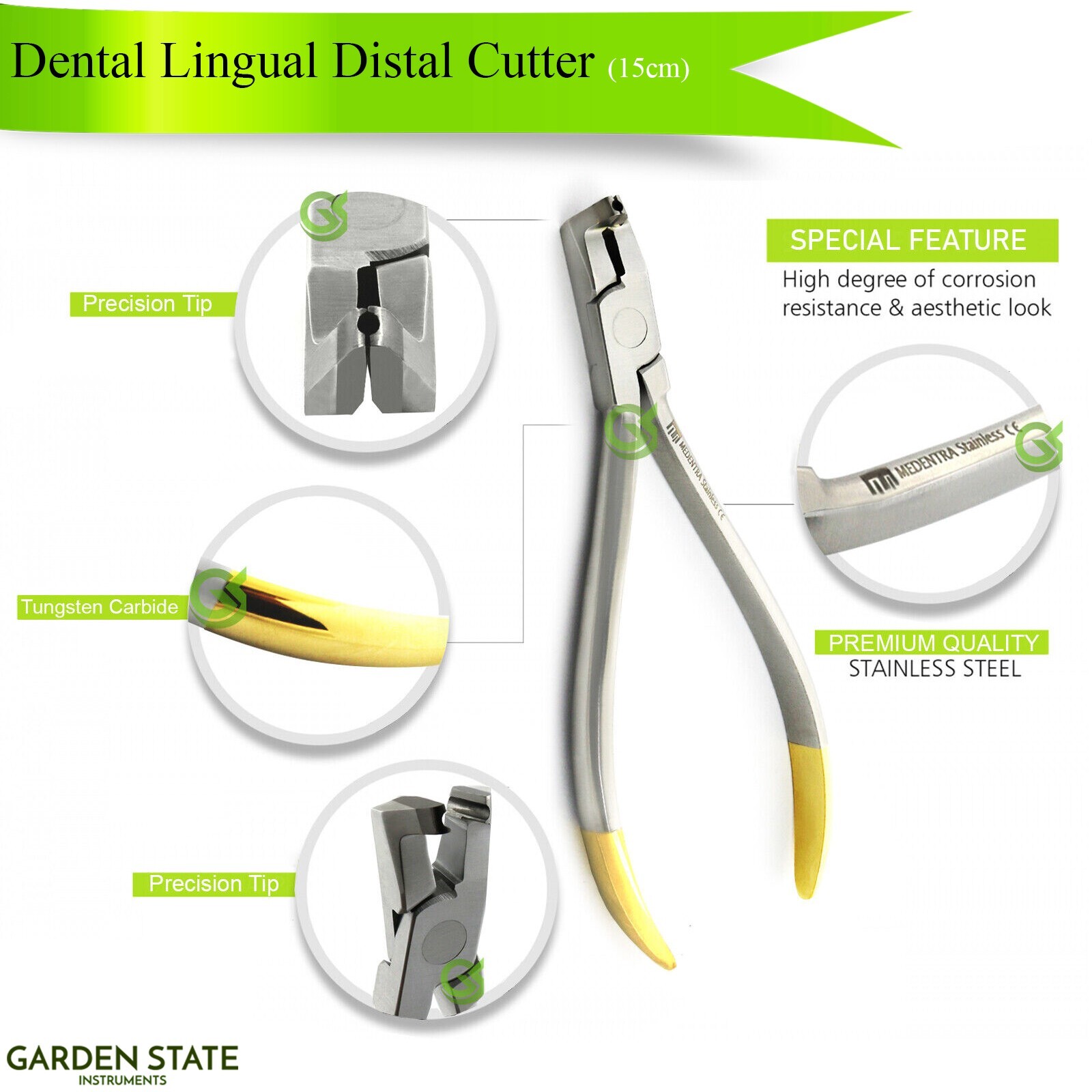 Dental Lingual Distal Cutter Ligature End Cutting Plier TC Orthodontic ...