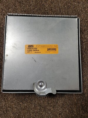 NEW 8" X 8" DURO DYNE CAM LOCK HINGED ACCESS DOOR, NEW OPEN BOX | eBay