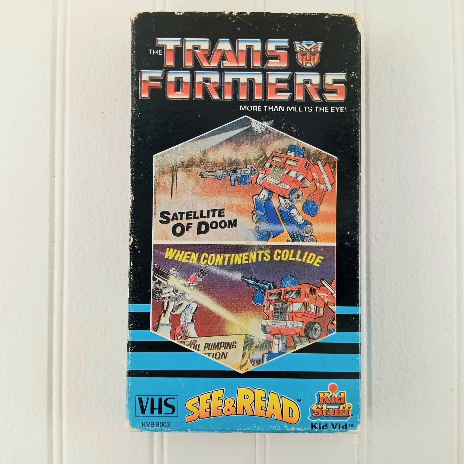 Vtg 1985 Hasbro Transformers VHS See & Read Satellite Of Doom ...