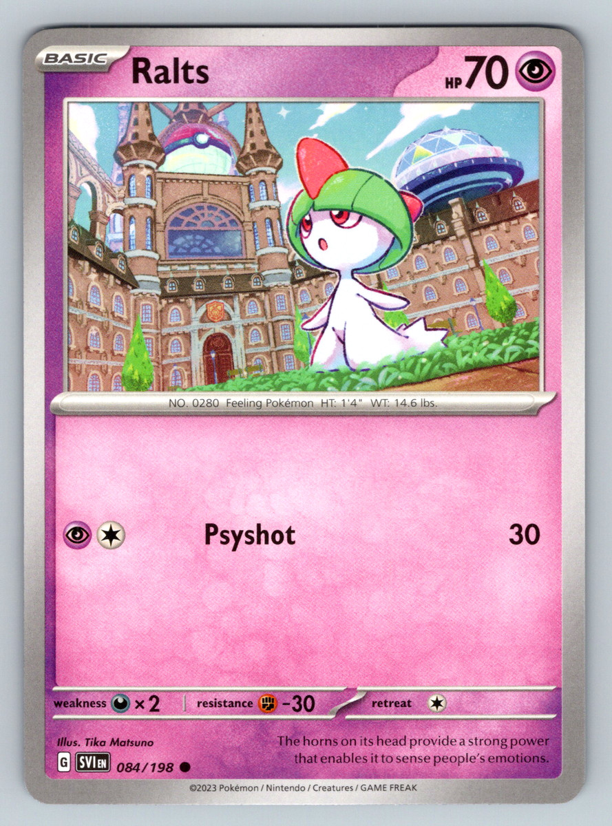 Ralts Pokemon Card