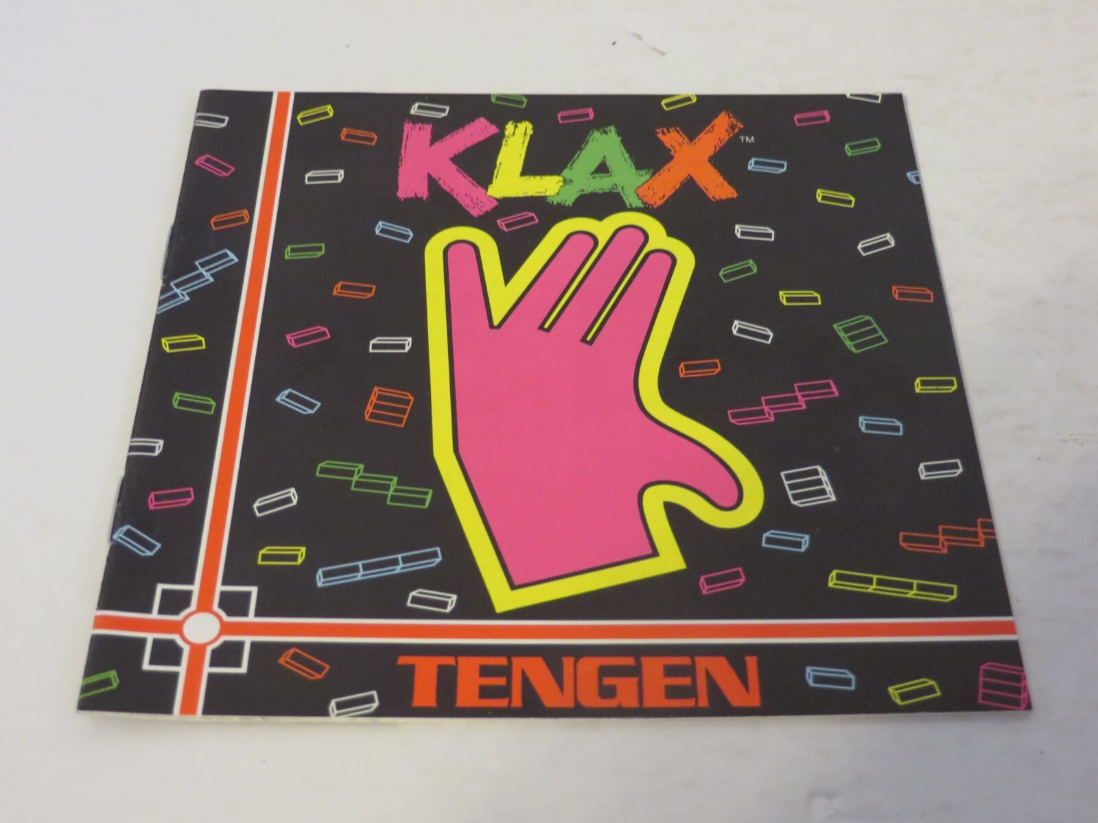 KLAX TENGEN INSTRUCTION MANUAL TURBOGRAFX 16 TURBO GRAFX DUO NO GAME 84895110044| eBay