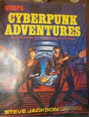 GURPS Cyberpunk Adventures Steve Jackson Games 1992 Uncommon | eBay