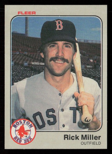 1983 Fleer Rick Miller #188 Boston Red Sox Baseball Card | eBay