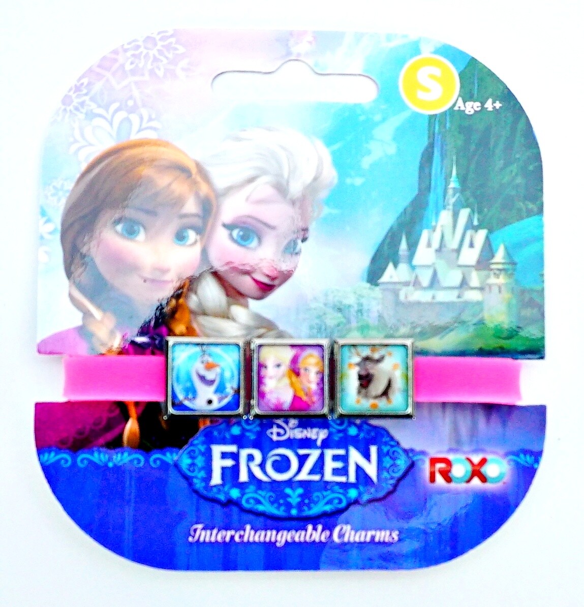 Disney Frozen Charm Bracelet Elsa Anna Olaf Sven 3 Charms Girls Fashion ...
