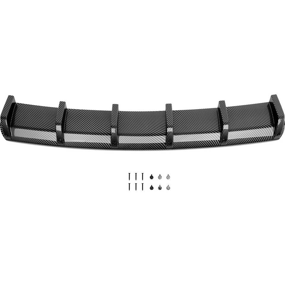 For Cadillac CTS XTS ATS Carbon Fiber Rear Bumper Diffuser Lip Spoiler ...