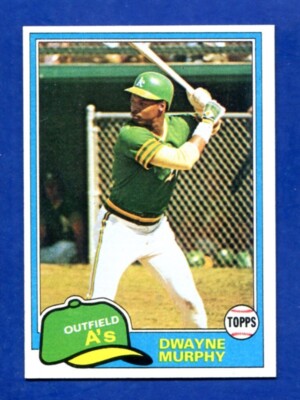 1981 TOPPS #341 DWAYNE MURPHY | eBay