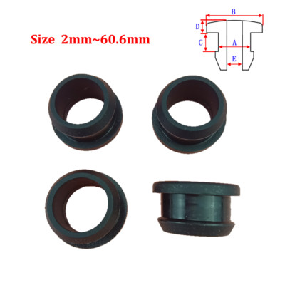 T-Shape Grommet Silicone Rubber Hole Plug Bung Wire Cable Protect Bush ...