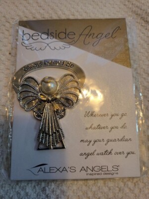 Alexa's Angels Always by My Side Bedside Angel 18k Gold Plate Faux ...