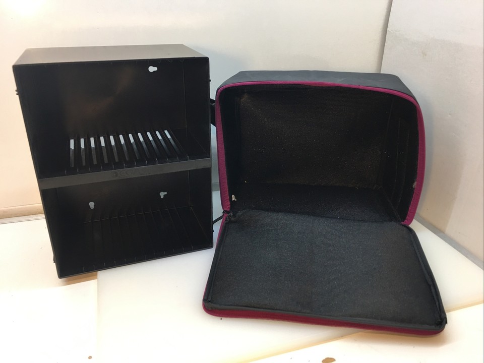 Vintage Coast 30 CD Compact Disc Case Carry Bag w/ Strap Black | eBay
