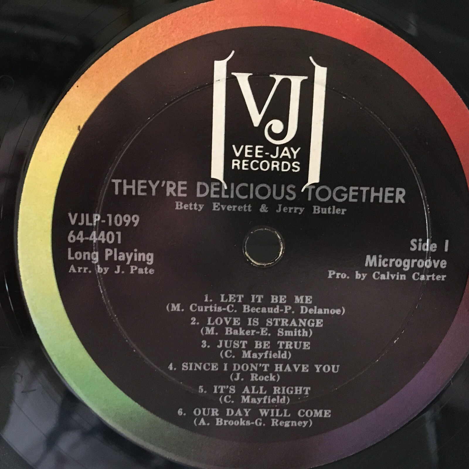 BETTY EVERETT & JERRY BUTLER LP DELICIOUS TOGETHER | eBay