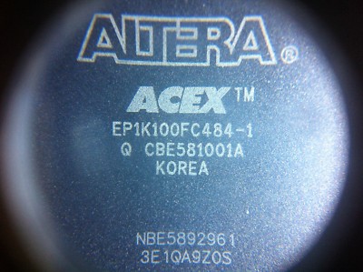 ALTERA P/N:EP1K100FC484-1, FPGA ACEX 1K Family 100K Gates 4992 Cells ...