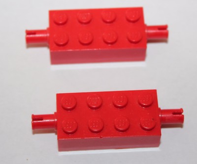 Lego 2 x Red brick ref 6249/set 10030.5955.6818.3078.4167.6097.3330 ...