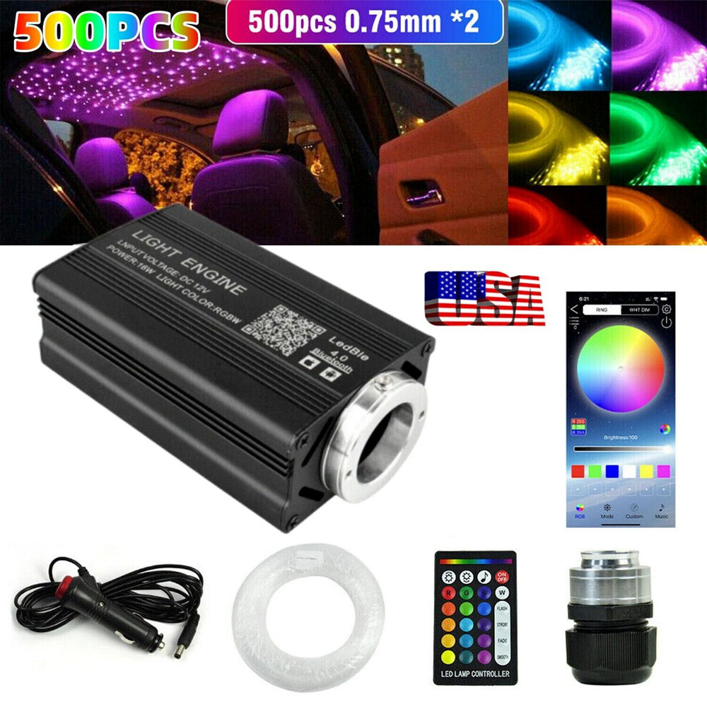 500pcs Car Home Headliner Star Light Kit Roof Twinkle Ceiling Lights ...