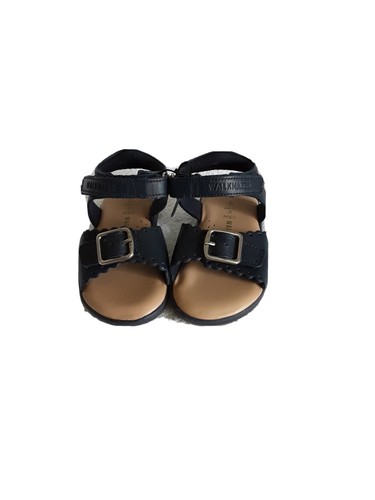 M&S Toddler Girls Navy Walkmates Leather Sandals UK 9 New EU 26.5 Free ...