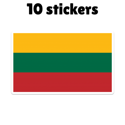 Lithuania Flag Sticker Decal Vinyl Fade & Waterproof | eBay