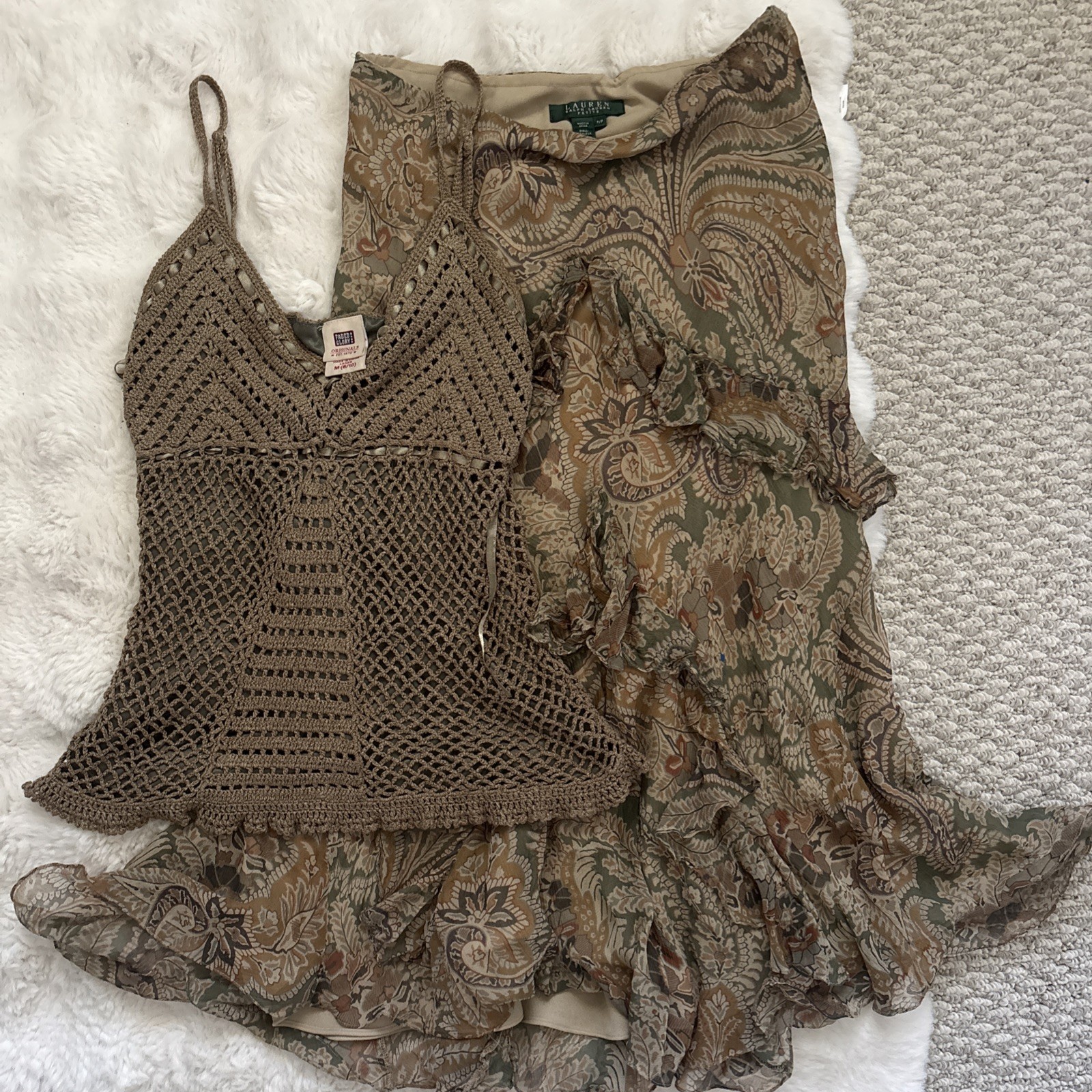 Women’s Outfit Set Size Medium Hippie Boho Vibe | eBay