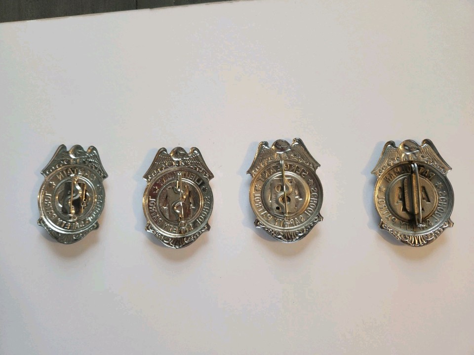 AAA School Safety Patrol Badges Captain, Lieutenant, Sergeant ...