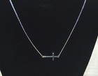 Silver 925 Off Center Cross Necklace #jewelry #Cross #fashion # ...