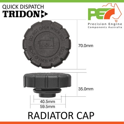 New * TRIDON * Radiator Cap For Mercedes E300 TD W210 3.0L OM606 6 Cyl ...