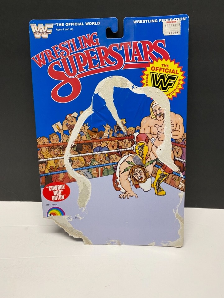 LJN WWF Wrestling Superstars ~ Figures ~ Posters ~ Uncut Bio Card ...