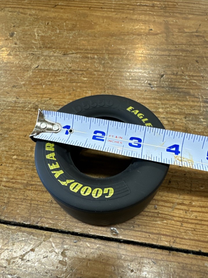 Goodyear Tire Desk Paperweight Racing Fan Rubber Gas Oil Petrol NASCAR ...