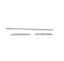 ABS chrome Rear Lower Bumper Molding Cover Trim For Toyota Sienna LE ...