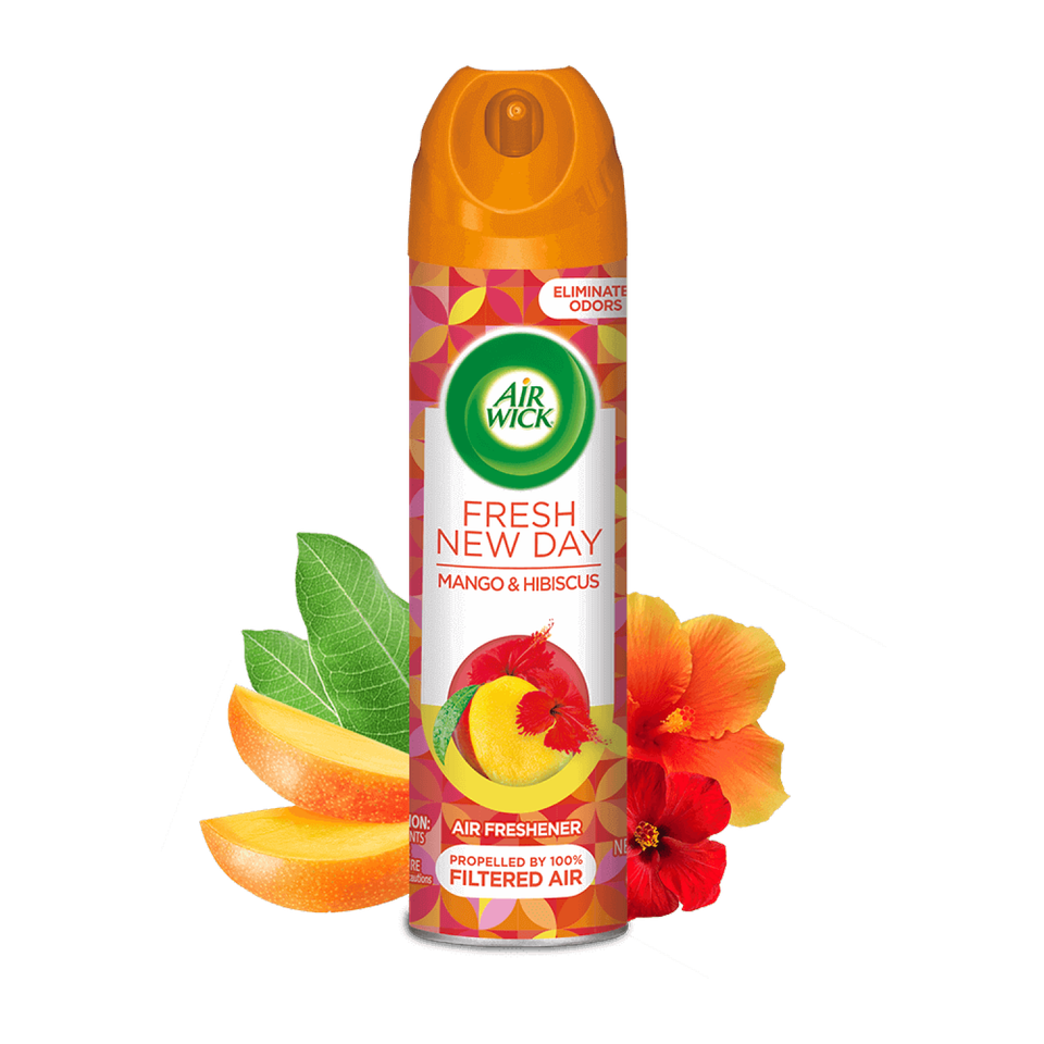 Air Wick 6-In-1 Fresh New Day - Mango & Hibiscus Air Freshener, 8oz ...