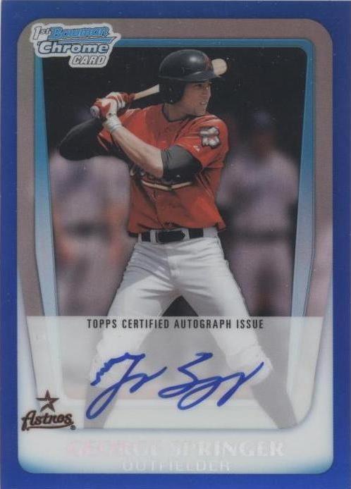 2011 Bowman Draft Picks & Prospects - Chrome Prospects Autograph George ...