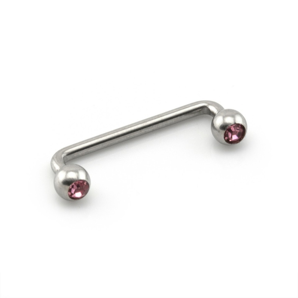 Staple Surface Piercing Barbell Bar 1.2mm(16g) 1.6mm(14g) Surgical ...