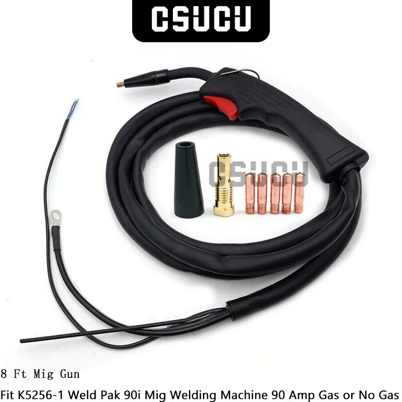 8 Ft Mig Gun Fit K5256-1 Weld Pak 90i Mig Welding Machine 90 Amp Gas or ...