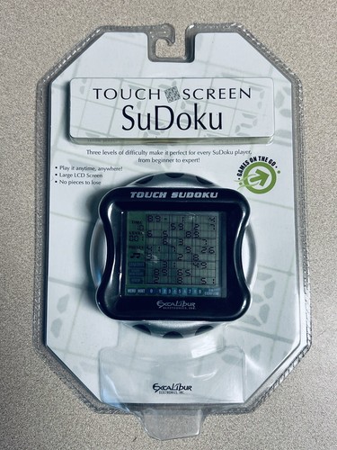 SUDOKU Touch Screen Handheld Game Puzzle Travel Toy Compact New | eBay